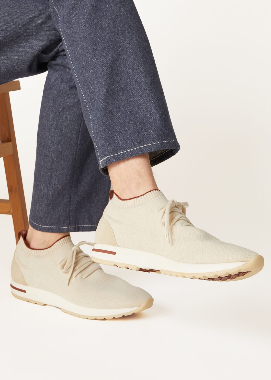 Loro 360 LP Flexy Walk Sneaker Cashmere Pure Dunes Mel | Loro Piana US