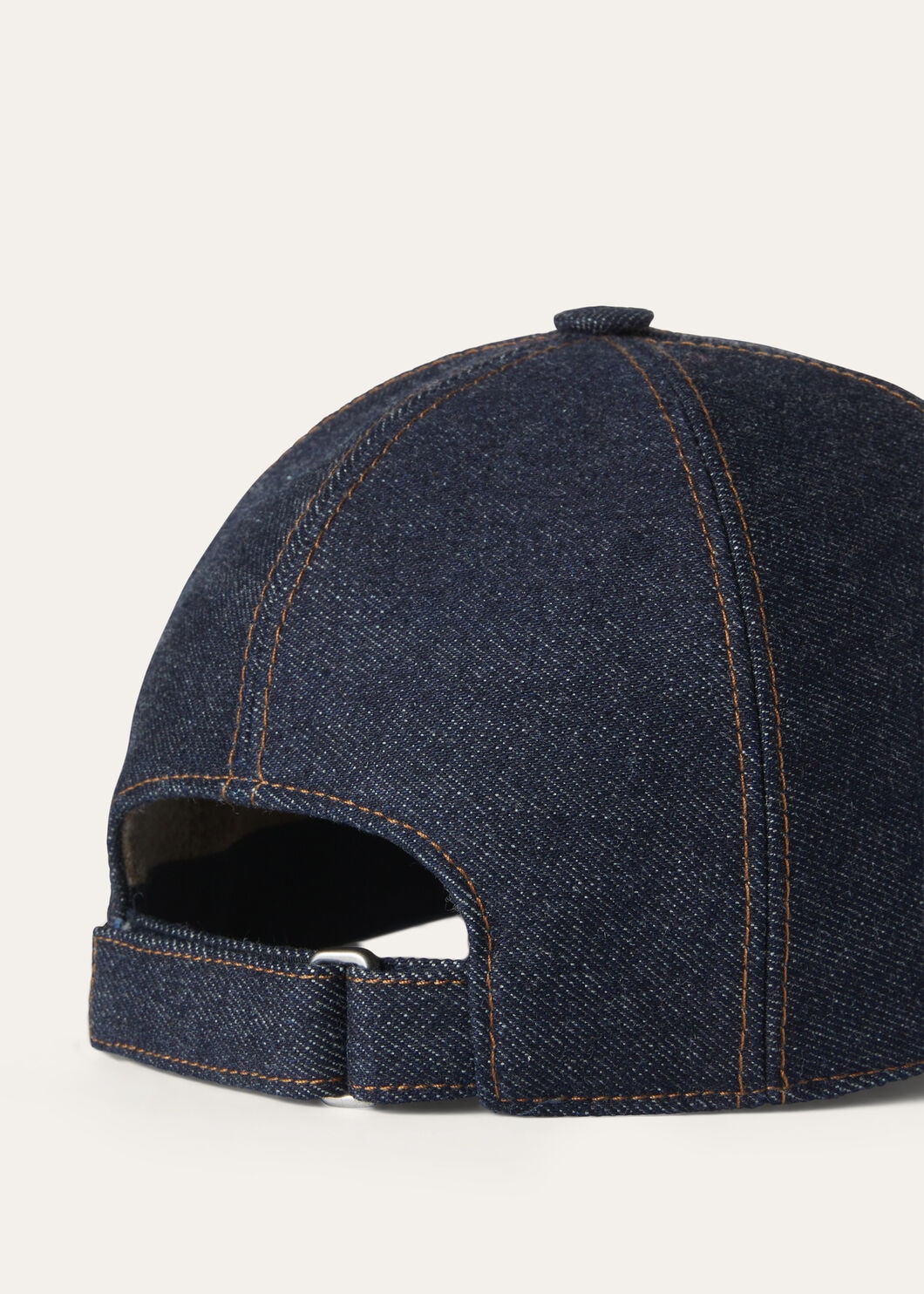 Baseball Cap Cotton, Cashmere Raw Indigo | Loro Piana US Baseball Cap Cotton, Cashmere Raw Indigo | Loro Piana US